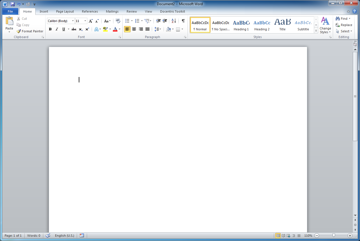 Creating A New Blank Document Microsoft Word Gambaran
